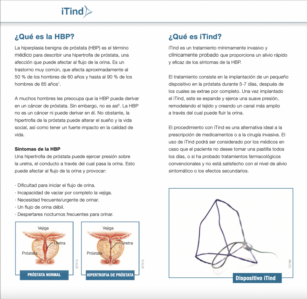 I TIND urinrørsanordning med bevaring av ejakulasjon - Gabinete de ...